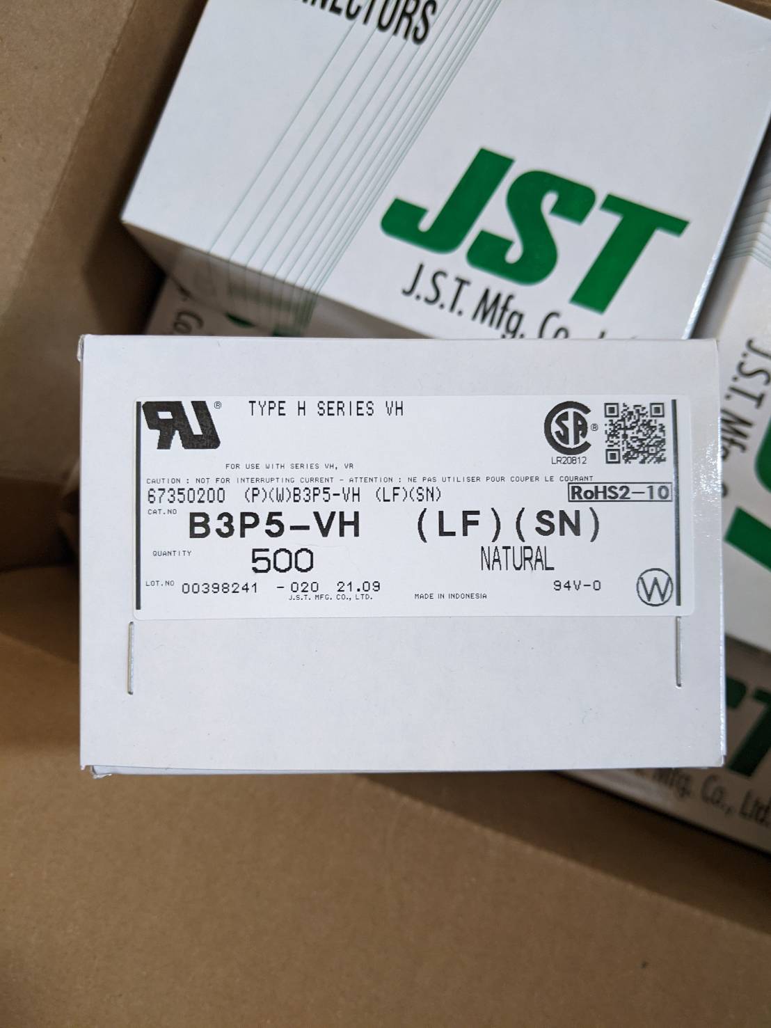 JSTのB3P5-VH(LF)(SN)入荷しました