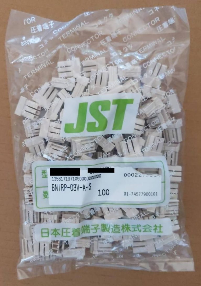 JSTのBNIRP-03V-A-S、国内在庫あります